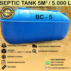 Jual Septic Tank BIOTECH Tipe BC-5 ukuran 5M3 / Kapasitas 5000 Liter ...