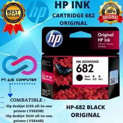 Jual Tinta HP 682 Black Original Ink Cartridge For 2335 2336 2337 ...