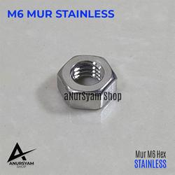 Jual SS304 Mur Hexagon Stainless M6 ( Hex Nut ) M6 - 1.0 - Kota ...