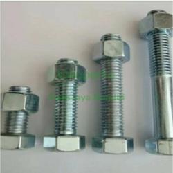 Jual Baut Mur Putih M20x80 BMP M20 x 80 Baut Mur Besi Galvanis Set - Jakarta Barat - SLF | Tokopedia