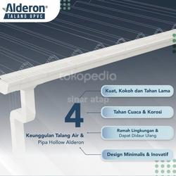 Jual Talang Air uPVC Alderon, Dobel Layer 6 inch - 4m - Kota Balikpapan ...