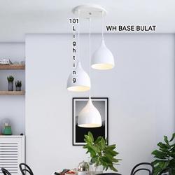 Jual lampu gantung minimalis fiting 3 lampu 3in1 void panjang meja makan - Jakarta Pusat ...