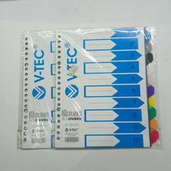 Jual Pembatas Binder 12 Warna/ Divider Ordner 10 Warna / Pembatas Odner ...