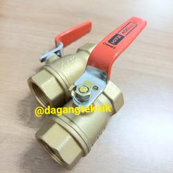 Jual Ball Valve KITZ Brass 1/2 inch 400 WOG 100% ORIGINAL - Jakarta Pusat - dagangteknik | Tokopedia