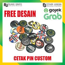 Jual Pin Peniti Custom Murah Free Design - 4,4 CM, LAMINASI GLOSSY ...