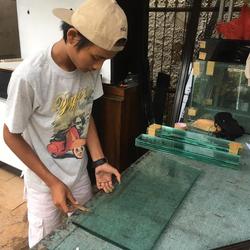 Jual Kaca Es - Frosted Glass - Ice Glass 5 mm - Kota Tangerang - Mitra ...