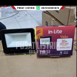 Jual InLite Lampu Sorot FloodLight LED Value 30W 30 WATT INF030 Flood Light - Putih 6500K - Kota ...