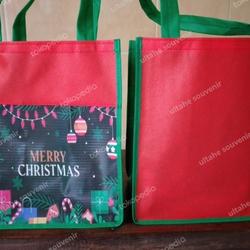 Jual Tas Spunbond Natal Christmas / Tas Goodie Bag Natal Christmas ...