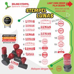 Jual Stempel Flash Warna Otomatis Custom Stampel Cap Toko Perusahaan Stamp - TAMBAH WARNA - Kota ...
