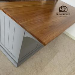 Jual Top table - daun meja fjl jati solid bisa custom ukuran papan kayu ...