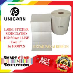 Jual Stiker Label Barcode Semicoat 4x2CM / 40mm x 20mm - Kota Bandung ...