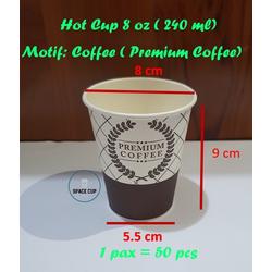 Jual Paper Hot Cup Gelas Kertas 8 oz 240 ml Mr. Coffee - Jakarta Utara - Space Cup | Tokopedia