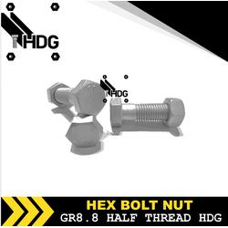 Jual HEX BOLT NUT + RING PLAT HALF THREAD GRADE F10T HOTDIP (HDG) M20 ...