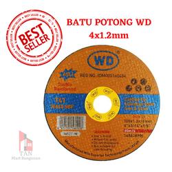 Jual WD 1 BOX BATU POTONG 4X1.2MM - BATU GERINDA 4" - CUTTING WHEEL 4 ...