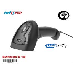 Promo INFORCE BARCODE SCANNER T120 1D USB WIRED KABEL CABLE HANDHELD ...