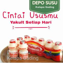 Jual Susu Yogurt Yakult 1 pack Minuman Probiotik Fermentasi Fresh Segar ...