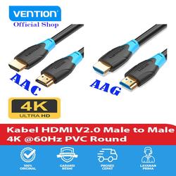 Promo Vention [AACBF 1M] Kabel HDMI 3D v2.0 4K UHD High Speed Quality - KABEL FLAT - Jakarta ...