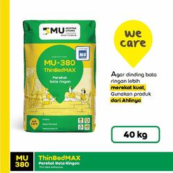 Jual MU 380 Perekat Bata Ringan Hebel 40 kg Mortar Semen Instant Lem ...