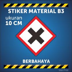 Jual Stiker Limbah B3 ukuran 10 cm dan 25 cm - 10 CM, CAMPURAN - Kab ...