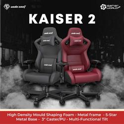 Promo AndaSeat Kaiser 2 Series Premium Kursi Gaming Chair Black Cicil 0 ...
