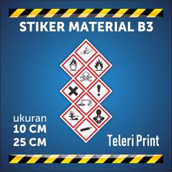 Jual Stiker Limbah B3 ukuran 10 cm dan 25 cm - 10 CM, CAMPURAN - Kab ...