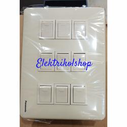 Jual Saklar 9 gang panasonic / saklar grid switch 9 gang panasonic ...