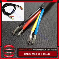Jual Kabel 4 jalur AWG24 kabel isi 4 AWG 24 bulat 4C isi 4 warna per meter - Kab. Tangerang ...