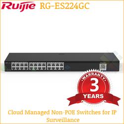 Promo Ruijie RG-ES224GC-V2, Switch Cloud Manage 24-Port Gigabit Non-PoE ...