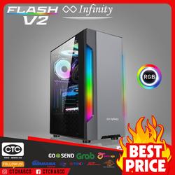 Jual Casing INFINITY FLASH V2 Tempered Glass - ATX, mATX Gaming Case ...