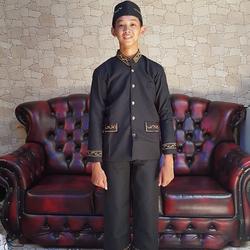 Jual beskap pakaian adat tradisional sunda warna hitam - M - Kab ...