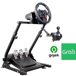 Jual racing simulator steering wheel stand cockpit / stand driving ...