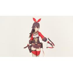 Jual Genshin Impact Figure Papercraft - Fischl/Amy (Uniform) - Kota ...