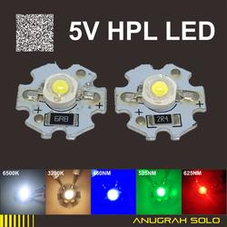 Jual PCB Aluminium High Power Led 3w / 1w x 5 LED Seri HPL PCB Star ...