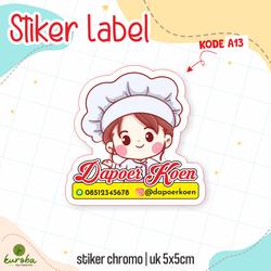 Jual STIKER LABEL KEMASAN PRODUK MAKANAN CATERING - 8x8 cm - Kota ...
