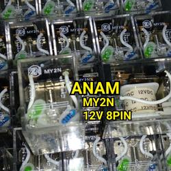 Jual RELAY MY2 12V / RELAY MY2N 24V / RELAY MY2-N 220V 8 PIN - 12V+SOCKET - Kota Surabaya - Igi ...