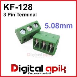 Jual Terminal Block KF-128 2 Pin 2P Screw Hijau Pitch 5.08 mm Skrup PCB - Kab. Semarang ...