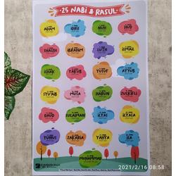 Jual Poster Mengenal 25 Nabi dan Rasul, Kisah dan Mukjizat Nabi dan ...