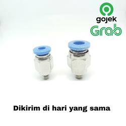 Jual FITTING PNEUMATIC LURUS MALE SELANG 4MM DRAT m5 MPC 04-m5 ...