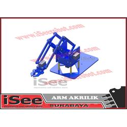 Jual robot arm acrylic Diy arm akrilik kit rangka lengan for Arduino 4 ...