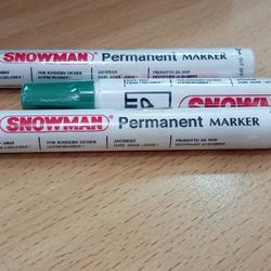 Jual Snowman Permanent Marker / Spidol Permanen Snowman G-12 - Biru ...