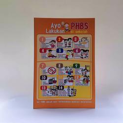 Jual Poster Sekolah, Poster Sekolah Sehat dengan PHBS, Poster PHBS ...