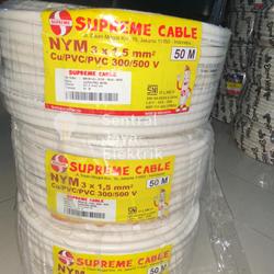 Jual KABEL NYM 3X1.5 3X1,5 mm 50M (METER) SUPREME - Jakarta Utara - Sentral Jaya Kabel | Tokopedia
