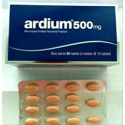 Jual ARDIUM 500 MG 1 BLISTER @ 15 TAB / WASIR / AMBEIEN / HEMOROID ...