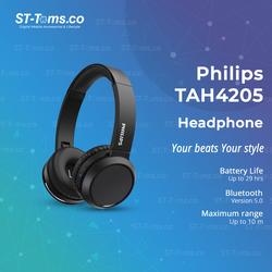 Promo Philips TAH4205 Blue On-ear Wireless Headphones / TAH 4205 Cicil ...