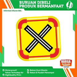 Jual Sticker Vynil Tanda Silang Jaga Jarak Aman - Kota Surakarta ...