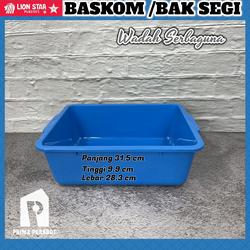 Jual Baskom Plastik Persegi Bak Segi Square Basin No.1 Lion Star - Kota ...
