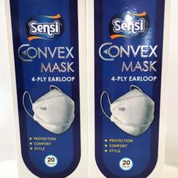 Jual Masker Sensi Convex Mask 4 Ply Earloop isi 20 + 10 - Jakarta Timur ...