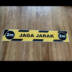 Jual SIGN RAMBU STICKER JAGA JARAK 15X20CM RAMBU STIKER - Jakarta Barat ...