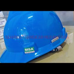 Jual Helm Safety / Helm Proyek MSA lokal Warna Biru + Tali Dagu ...