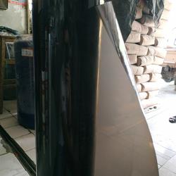 Jual Fiber Gerbang Pagar Motif Garis Warna Hitam Putih Lebar 1 Meter ...